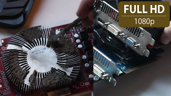 Computer - Video Card - 3 Pack, Stock Footage | VideoHive