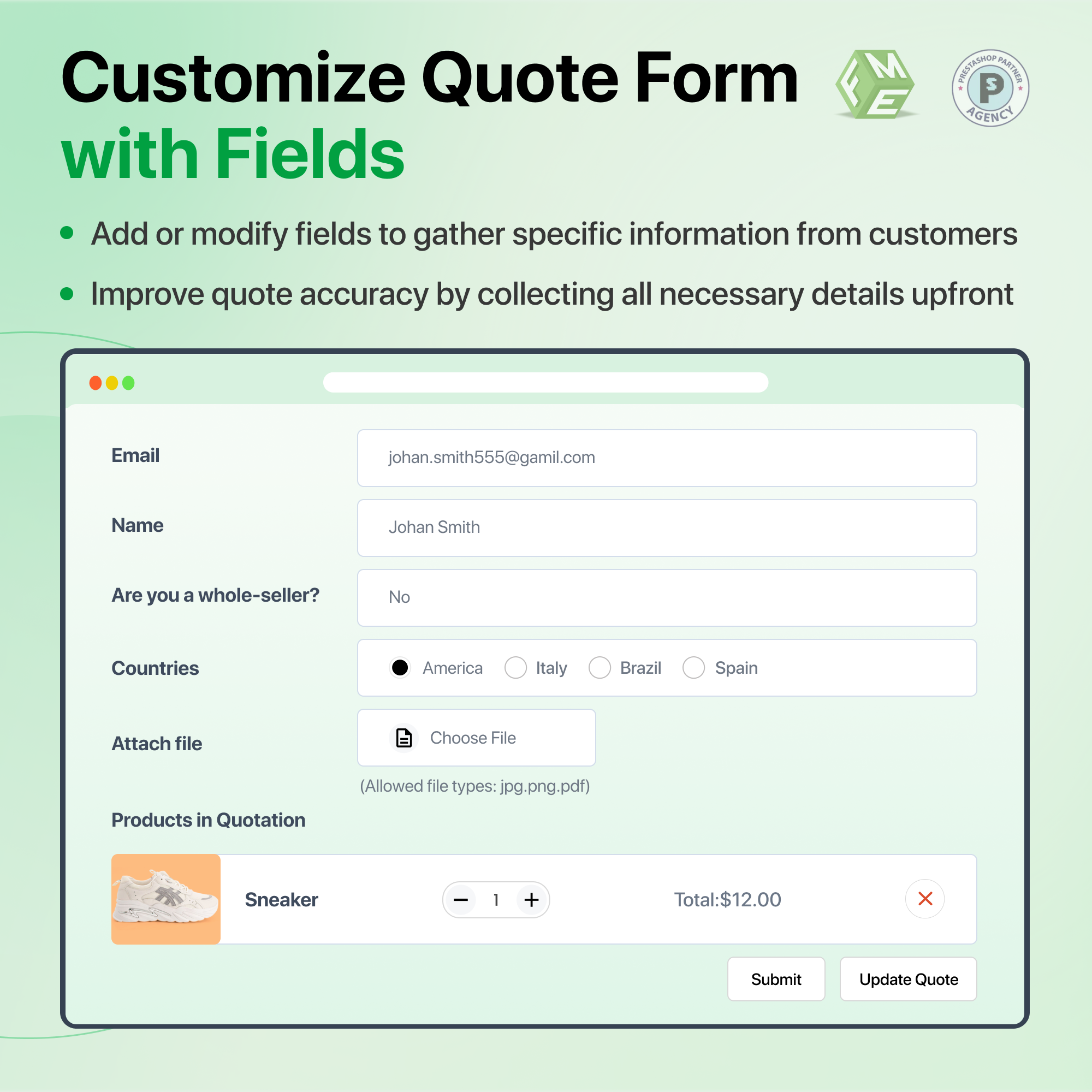 Prestashop Advance Quote Module by fmemodules | CodeCanyon