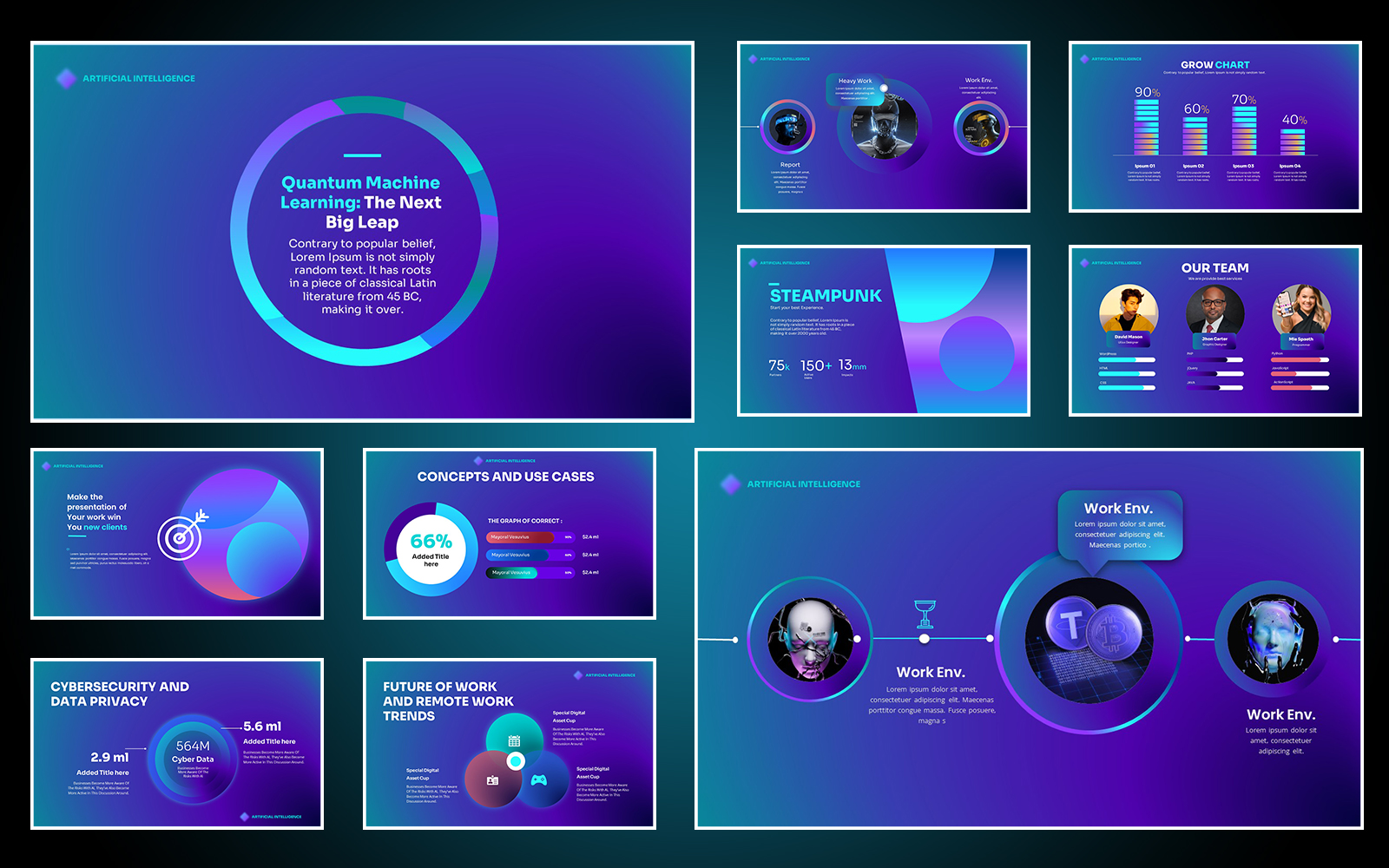 Artificial general Intelligence And Machine learning Template ...