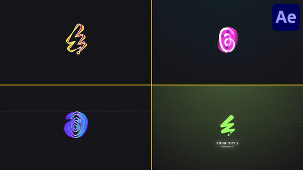 Quick Noisy Logo Reveal for After Effects, After Effects Project Files