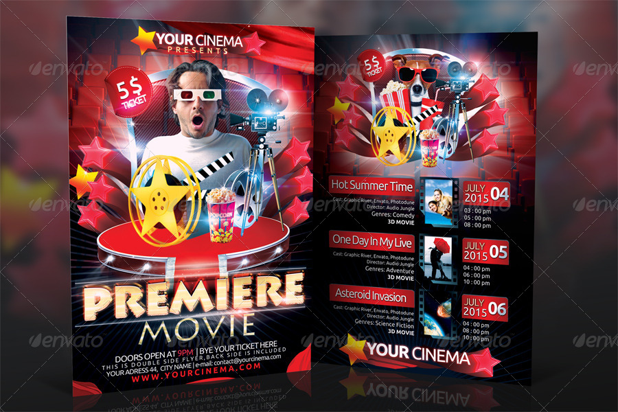 Premiere Movie Vol7, Print Templates | GraphicRiver