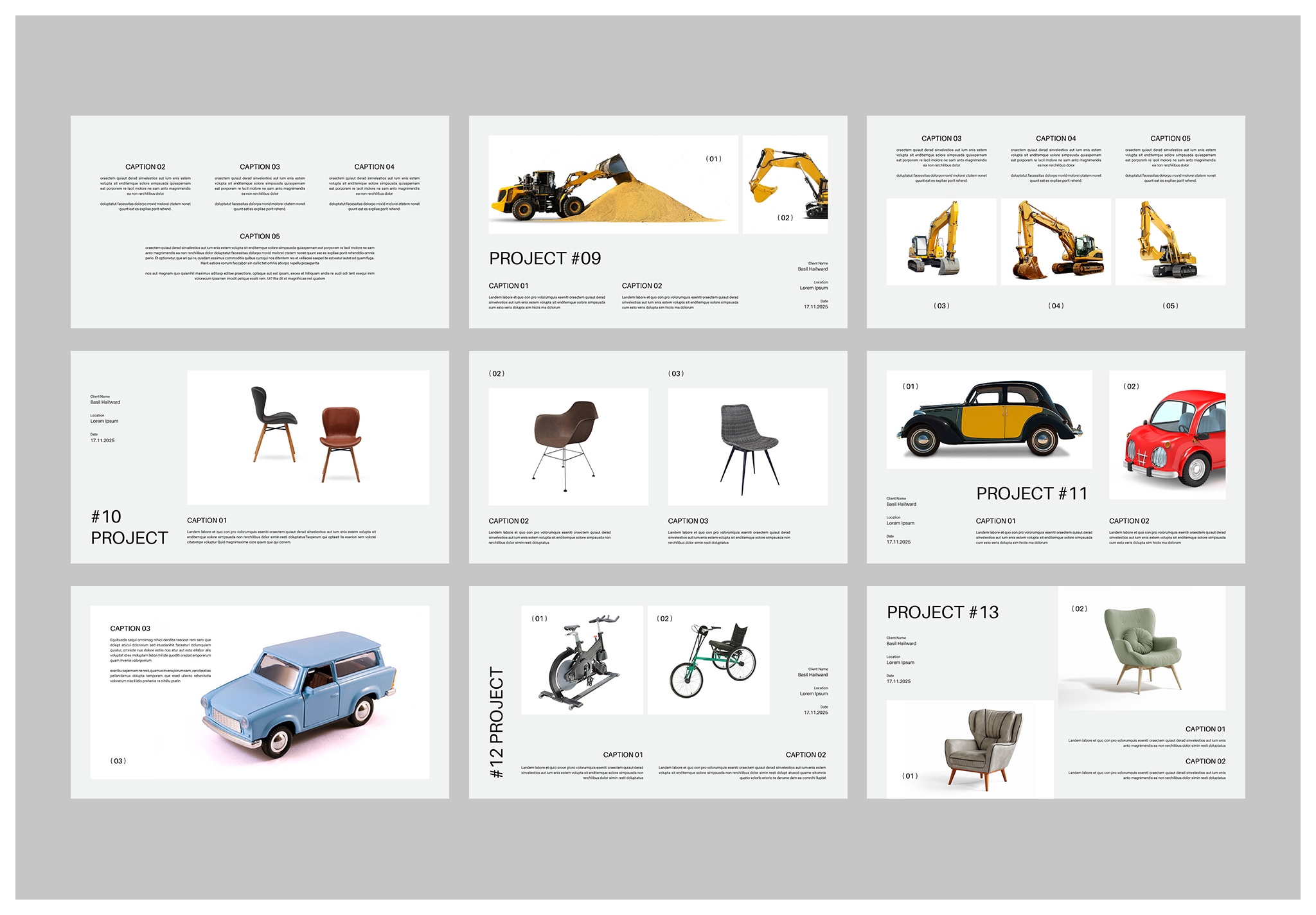 Digital Portfolio Powerpoint Presentation Template, Presentation Templates