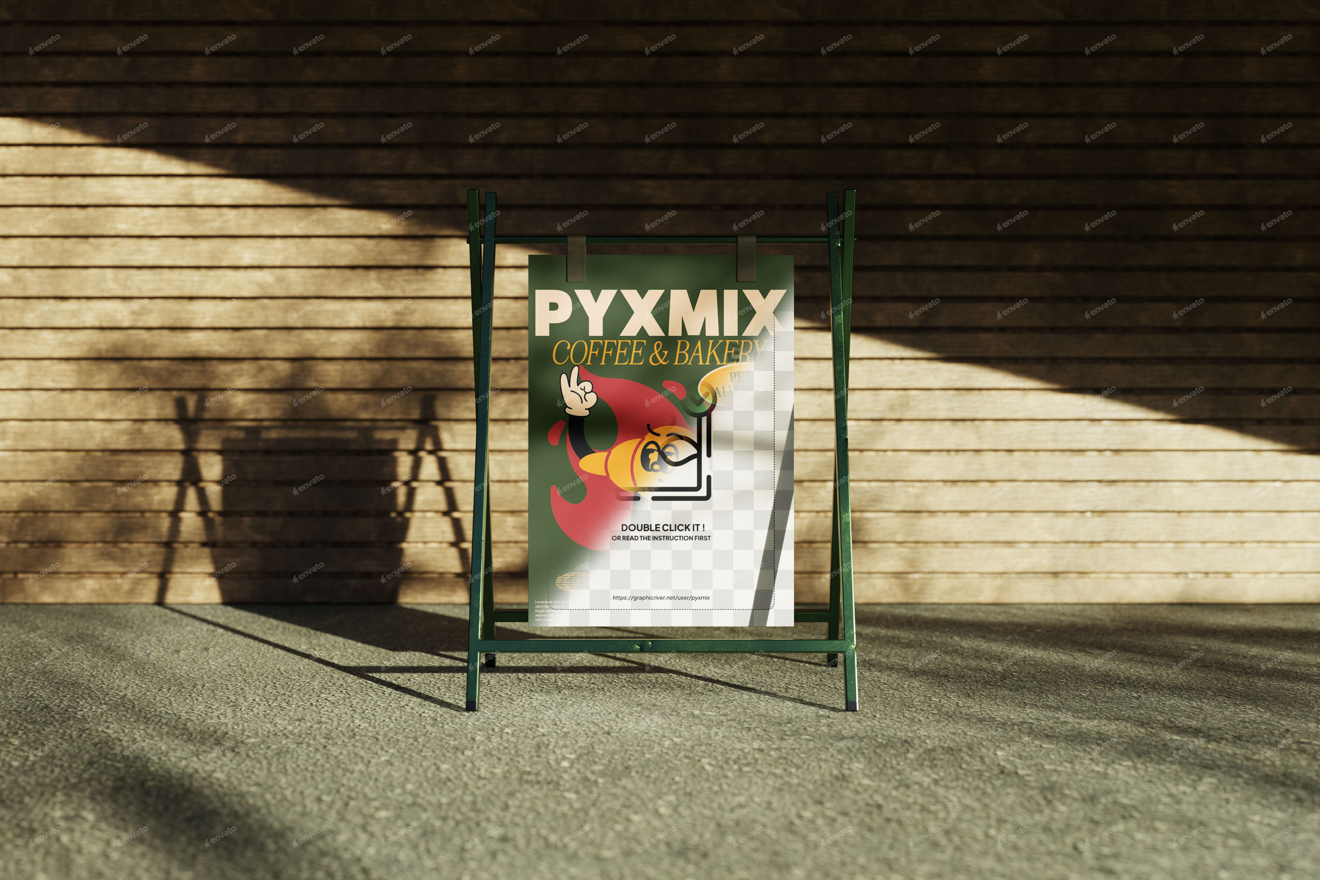 Poster Stand Mockup, Graphics | GraphicRiver