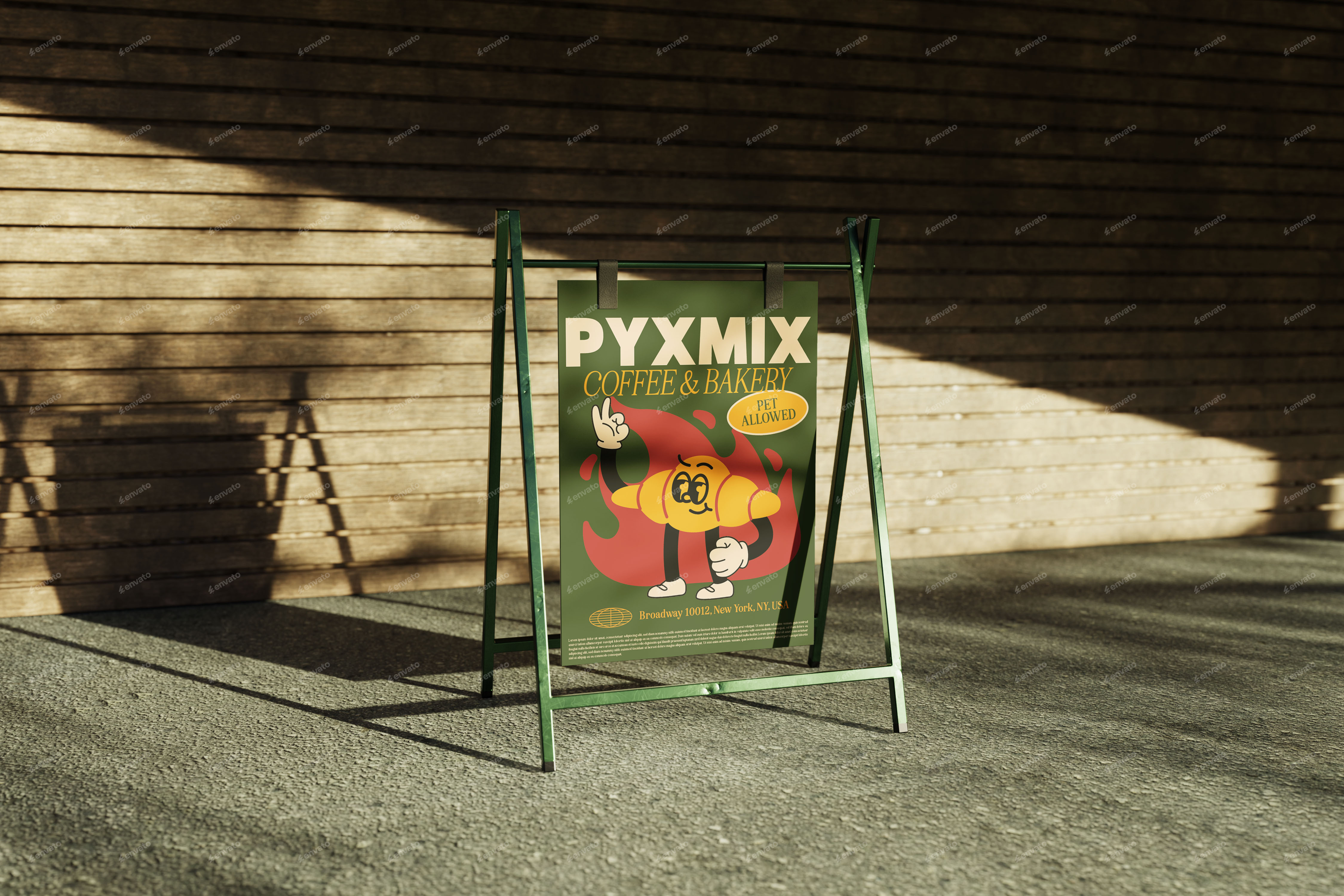 Poster Stand Mockup, Graphics | GraphicRiver