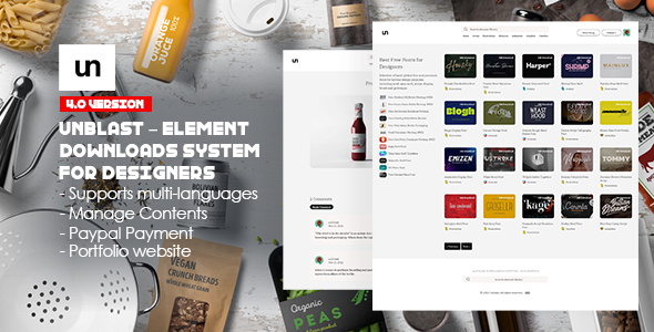 Unblast – Element downloads System for Designers by Meteros | CodeCanyon