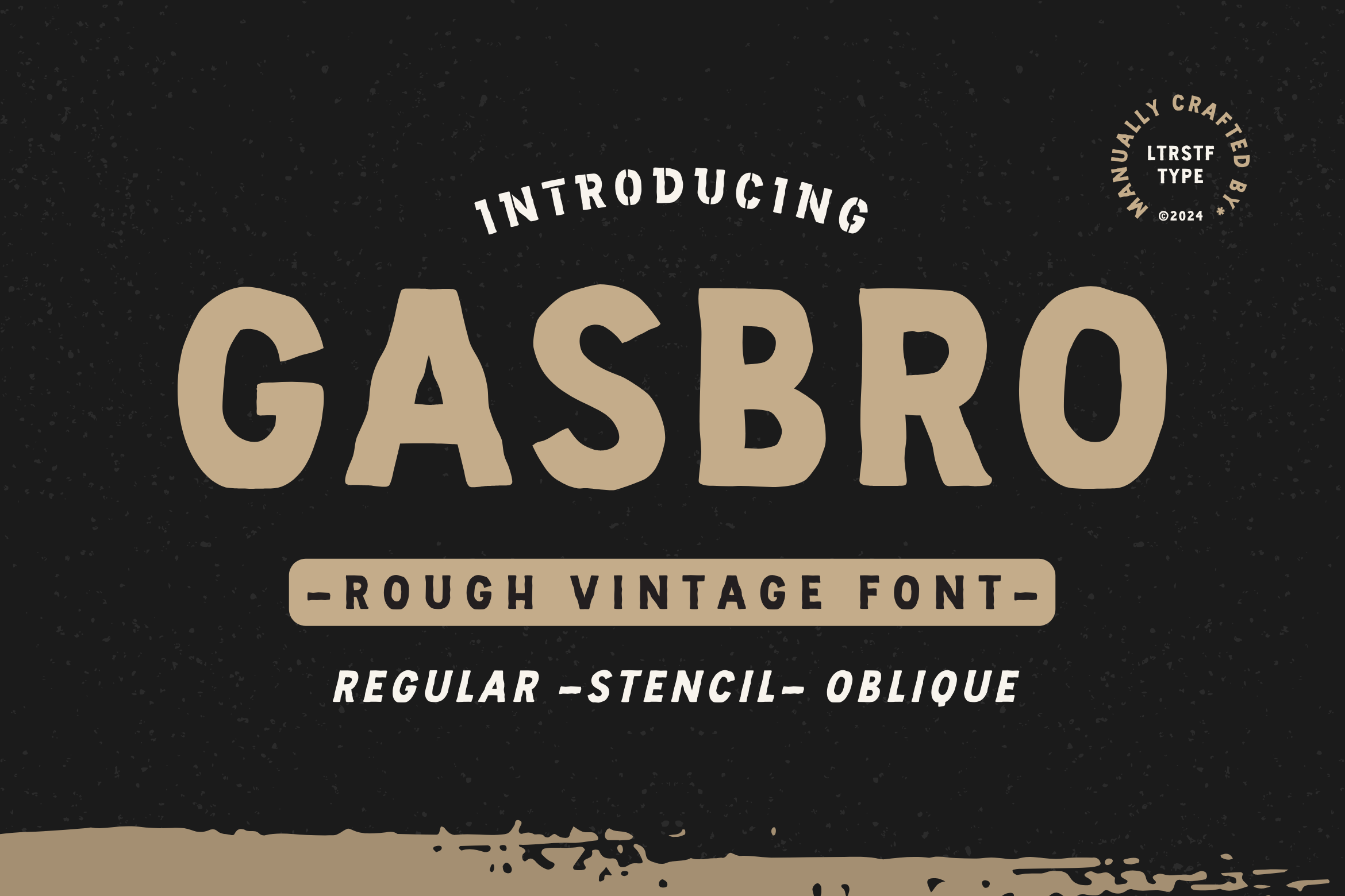 Heybrader Rough Vintage Font, Fonts | GraphicRiver