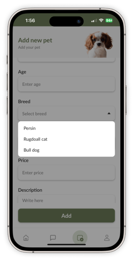 Buy & Sell Pet Online App Template in React Native | Pet Shopping App ...