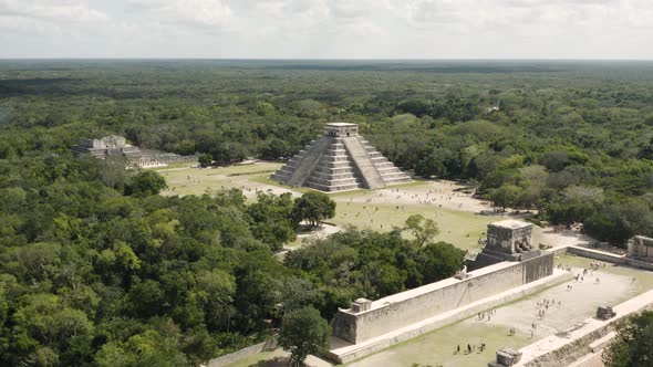 Aerial View of Chichen Itza, Stock Footage | VideoHive