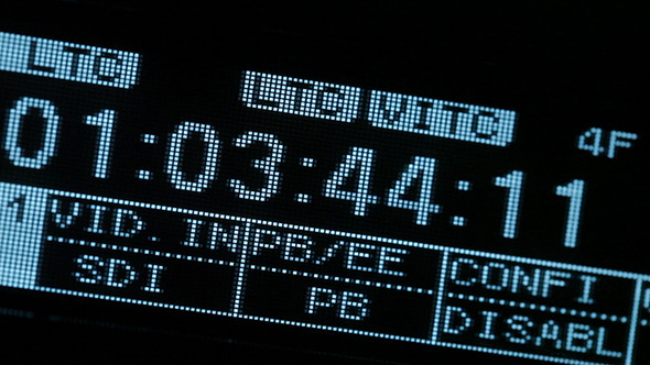 Running Time Code on the VCR, Stock Footage | VideoHive