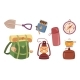 Necessary Portable Stuff for Camp and Travel, Vectors | GraphicRiver