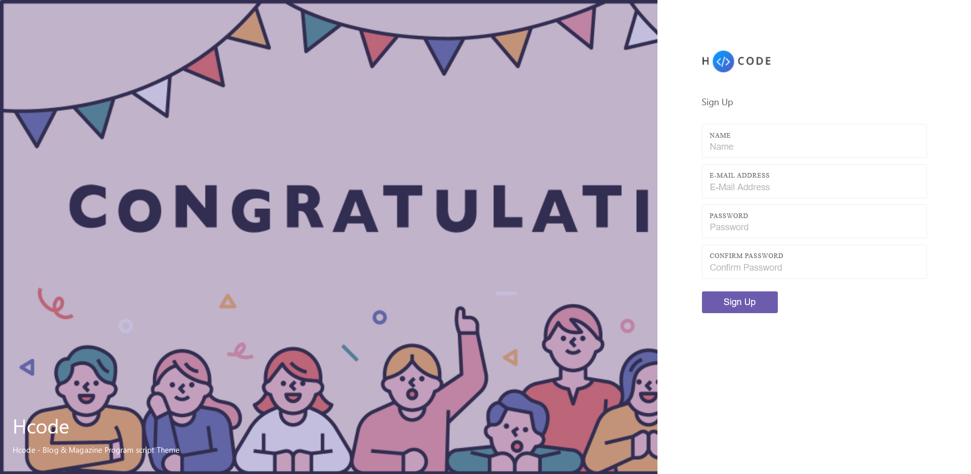 Hcode – News Technology System with Website by Meteros | CodeCanyon