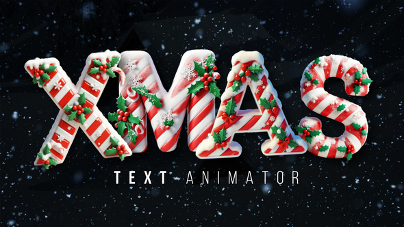 Christmas Text Animator, DaVinci Resolve Templates | VideoHive