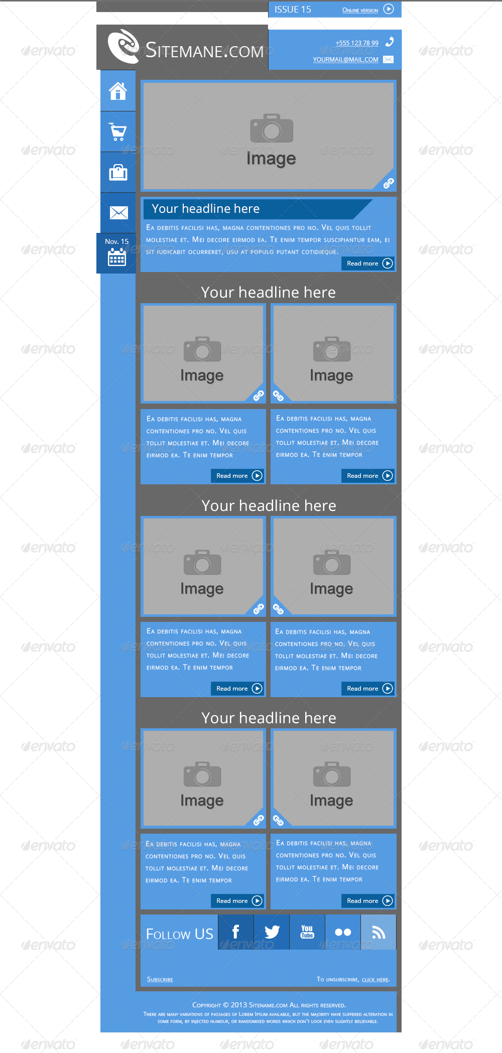 Metro2 - PSD Email Template, Web Elements | GraphicRiver