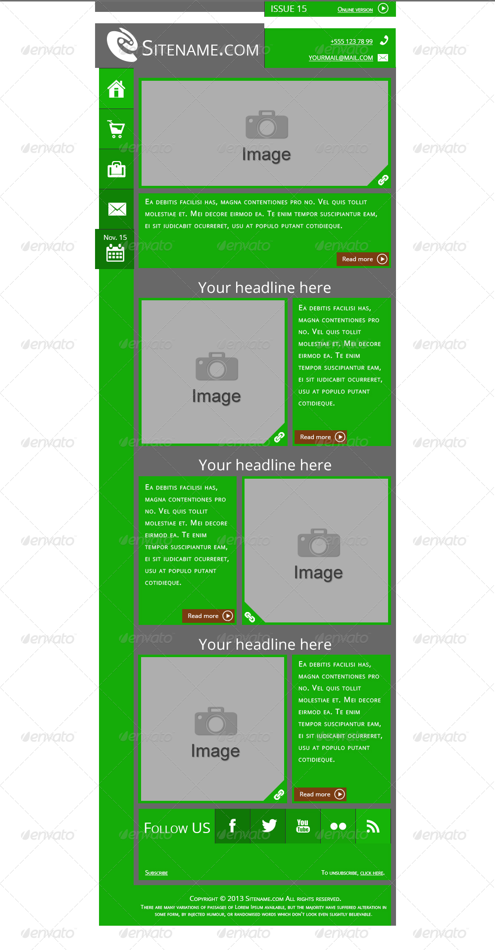 Metro2 - PSD Email Template, Web Elements | GraphicRiver