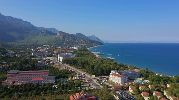 Aerial View Beldibi Village Turkey, Stock Footage | VideoHive