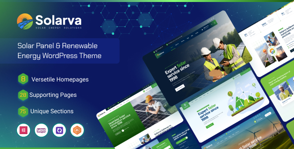 Solarva - Ecology & Solar Energy Theme by Case-Themes | ThemeForest