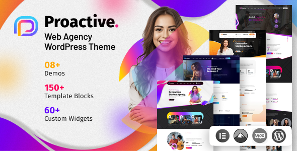 Proactive - Web Design Agency WordPress Theme by Case-Themes | ThemeForest