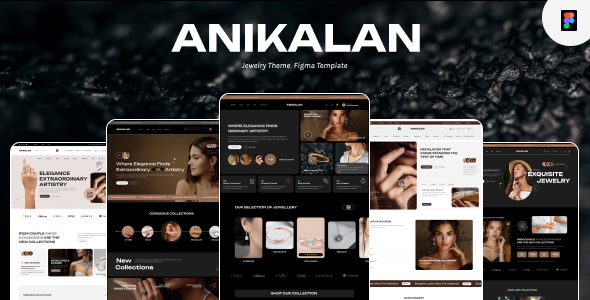 Anikalan - Jewelry Store Website Figma Template by BuddhaThemes ...