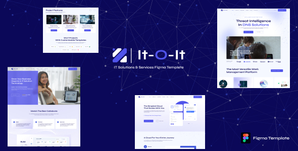 It-O-It - IT services and software Figma Template by venusweb | ThemeForest