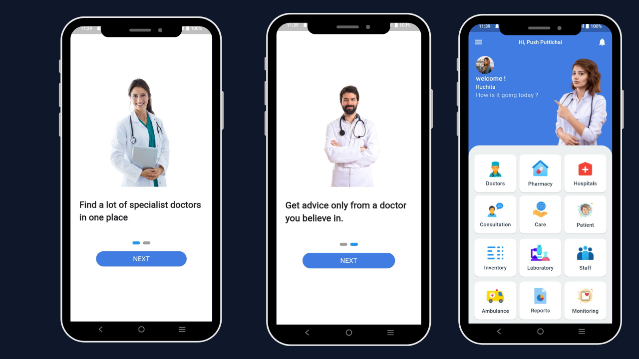 HealthCare Flutter UI Kit | Medical App Template Flutter UI Kit by ...