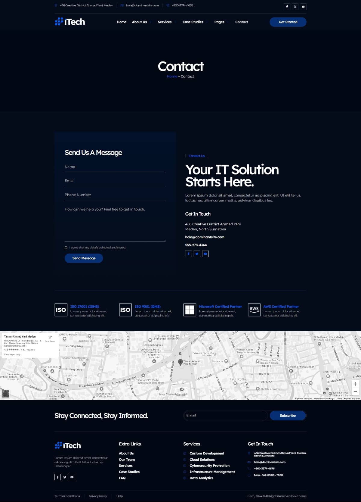 iTech - IT Solutions & Services Company Elementor Template Kit by Dex-Theme