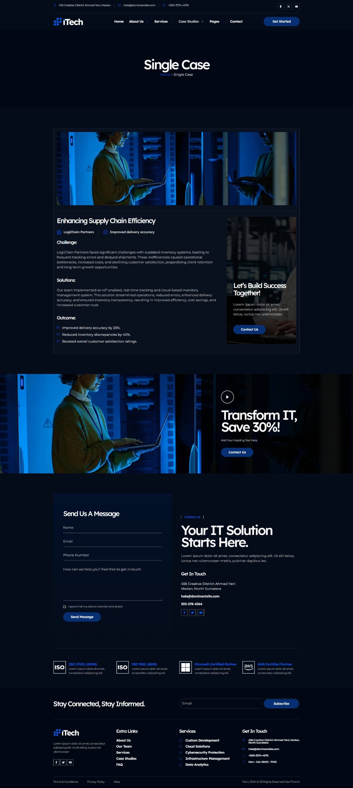 iTech - IT Solutions & Services Company Elementor Template Kit by Dex-Theme