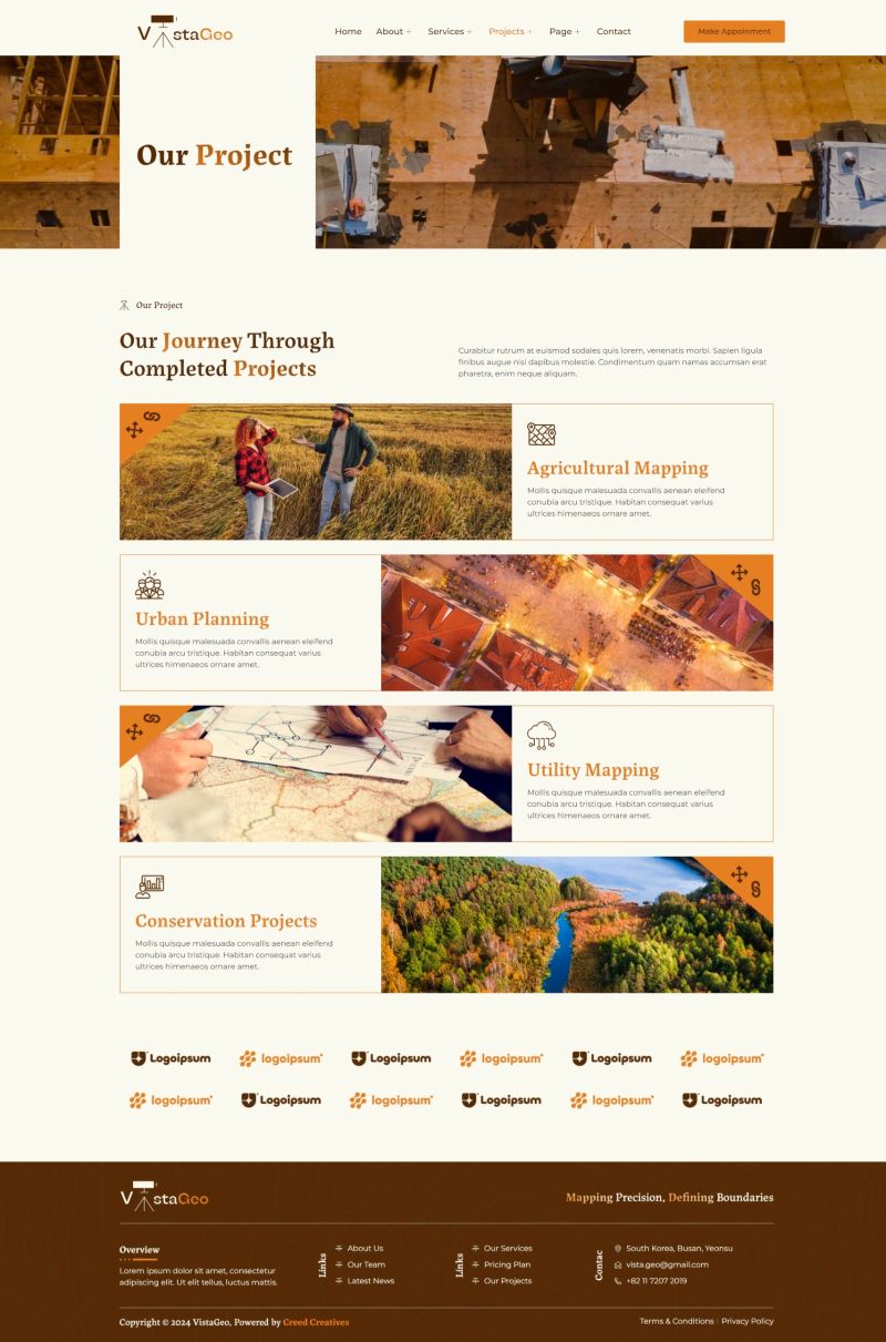 VistaGeo - Land Surveying & Digital Mapping Elementor Template Kit by ...