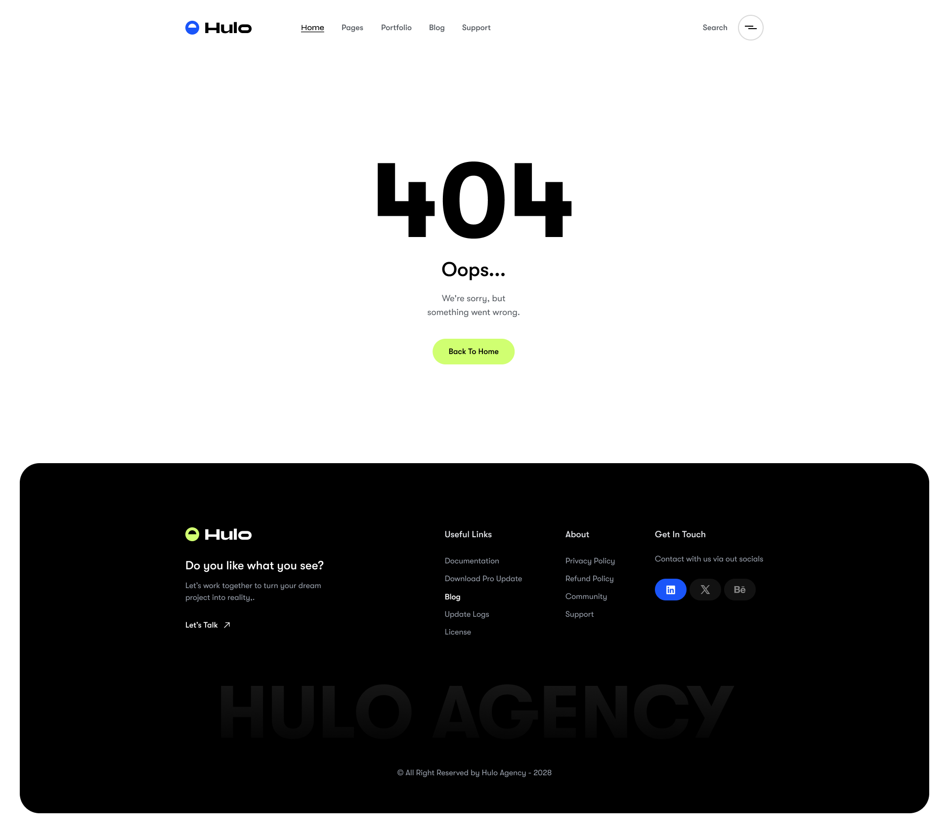Hulo - Creative Digital Agency Figma Template by themecorn | ThemeForest