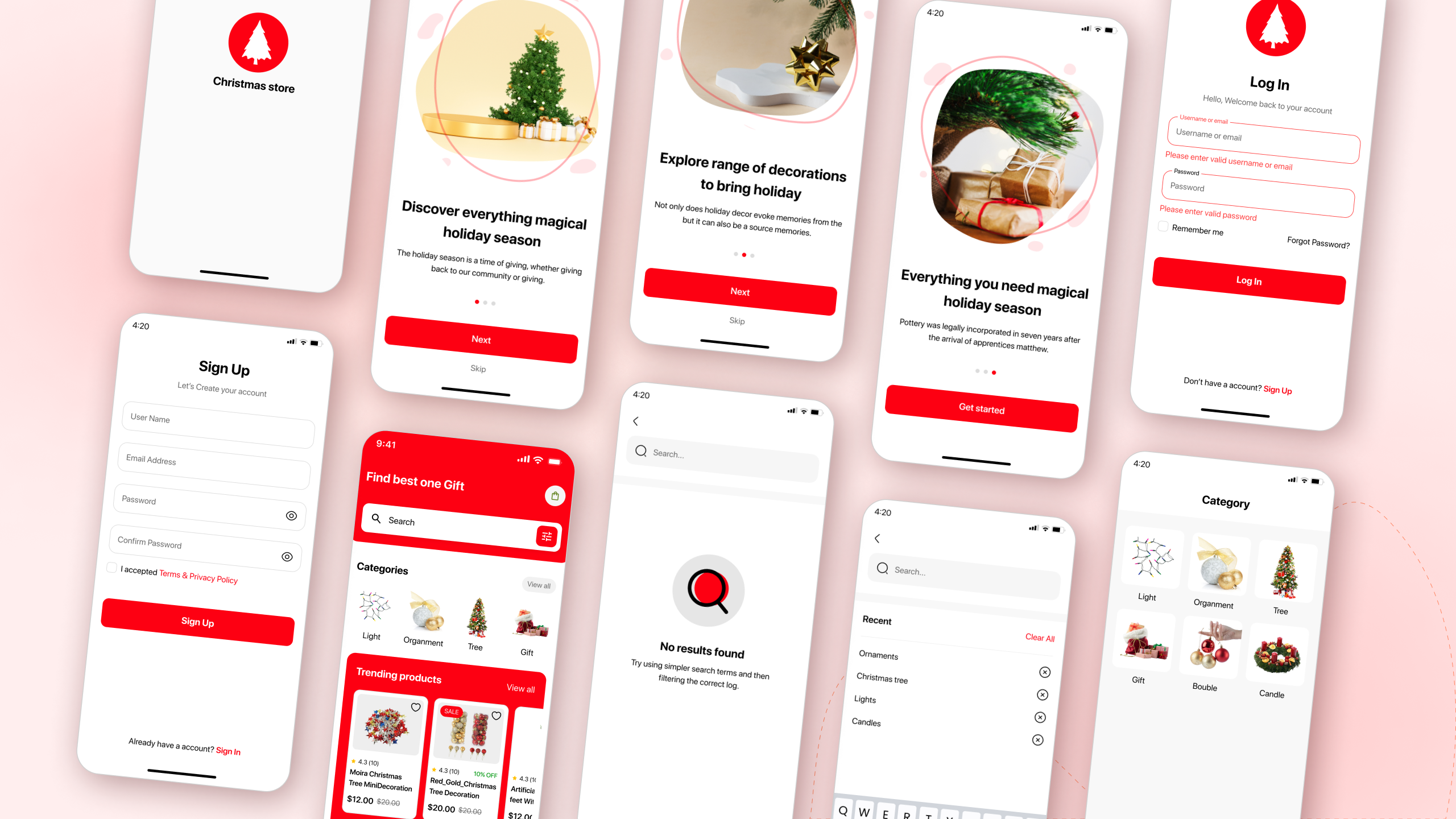 Chrismas Store App - E-commerce Store app in Flutter 3.x (Android, iOS ...