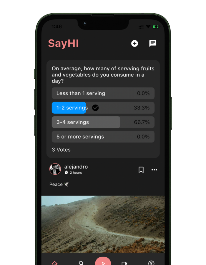 SayHi Social- (Timeline, chat, Live,Instagram,Reels,Facebook,Twitter ...