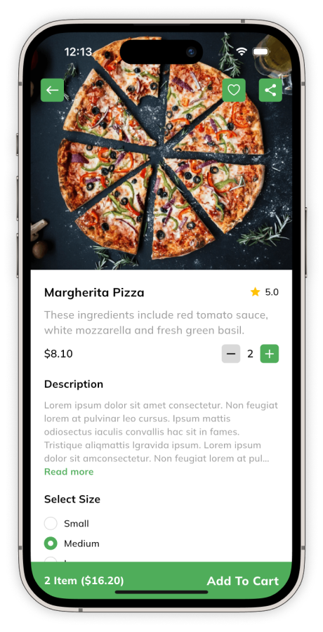 Food Ordering App Template in Flutter | Food Delivery App | 2 Apps ...