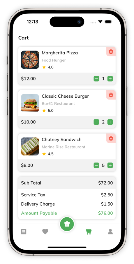 Food Ordering App Template in Flutter | Food Delivery App | 2 Apps ...
