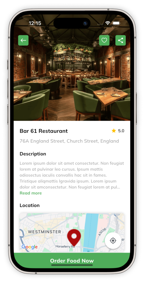 Food Ordering App Template in Flutter | Food Delivery App | 2 Apps ...