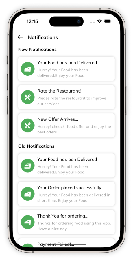 Food Ordering App Template in Flutter | Food Delivery App | 2 Apps ...