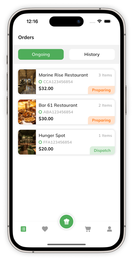 Food Ordering App Template in Flutter | Food Delivery App | 2 Apps ...