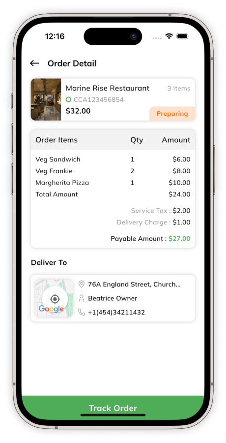 Food Ordering App Template in Flutter | Food Delivery App | 2 Apps ...