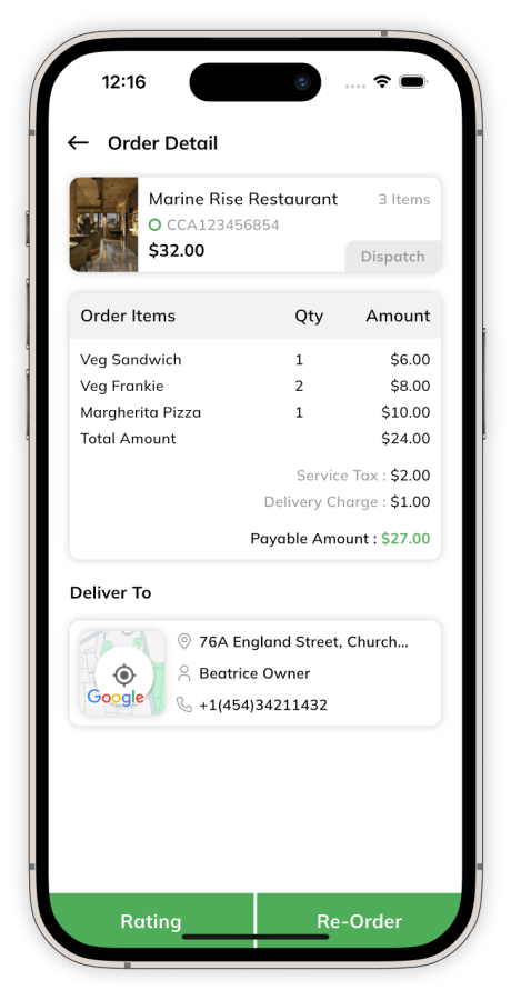 Food Ordering App Template in Flutter | Food Delivery App | 2 Apps ...