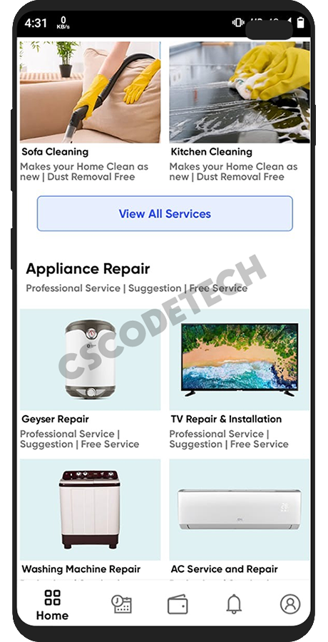 UClap - On Demand Home Service App | UrbanClap Clone | Android App with Interactive Admin Panel ...