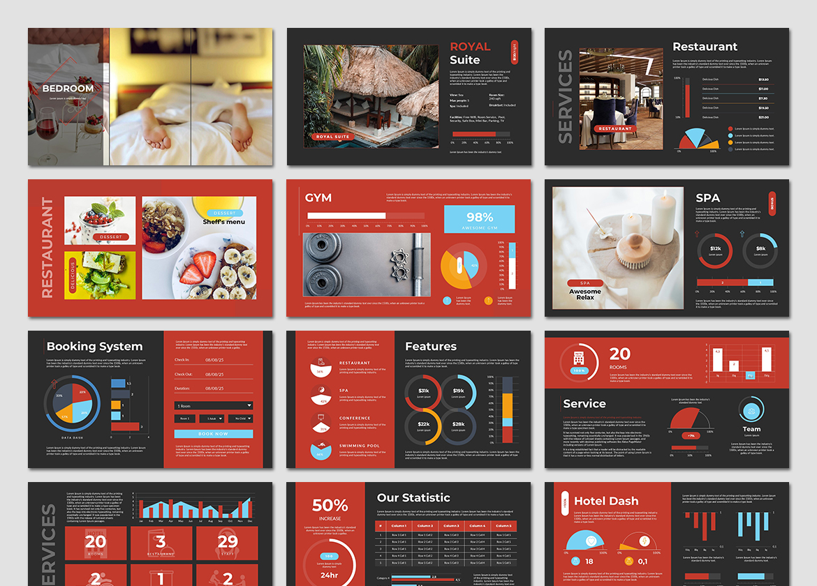 Hotel PowerPoint Presentation Template, Presentation Templates ...