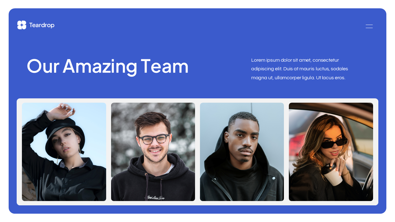 Teardrop - Business Powerpoint Presentation, Presentation Templates