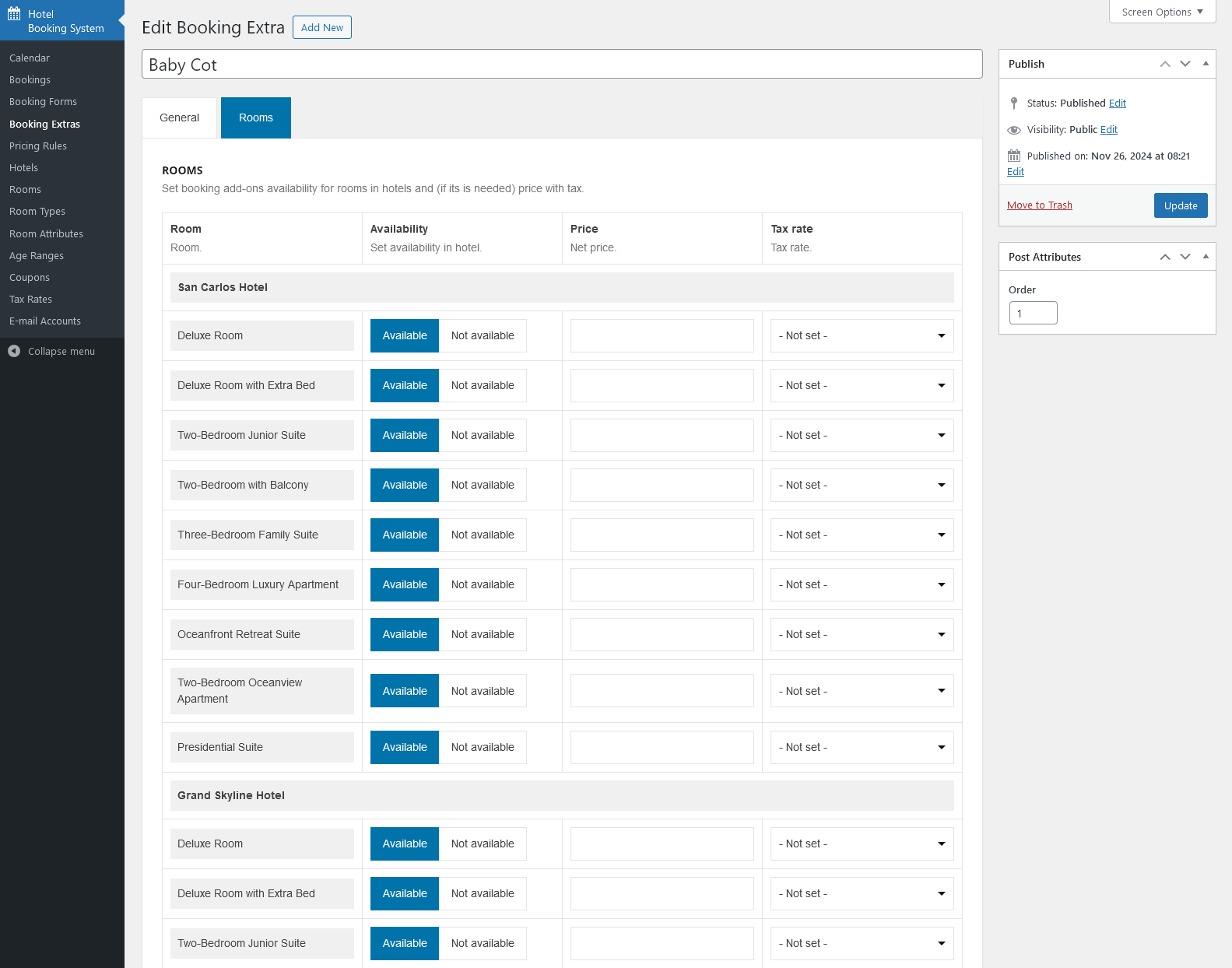Hotel Booking System for WordPress by QuanticaLabs | CodeCanyon