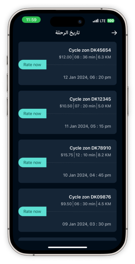 Bicycle Rental App Template in iOS Swift | CycleZone | Multi Language ...