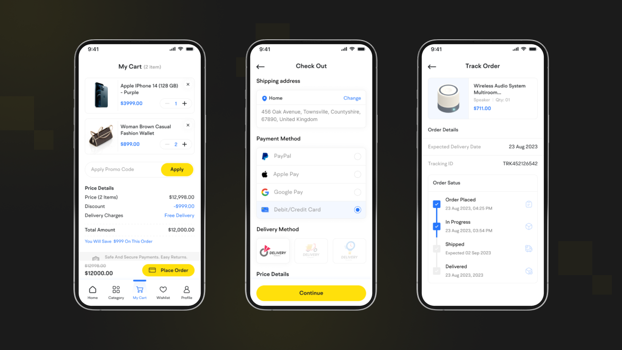 Kartify - React Native CLI eCommerce Mobile App Template by PixelStrap
