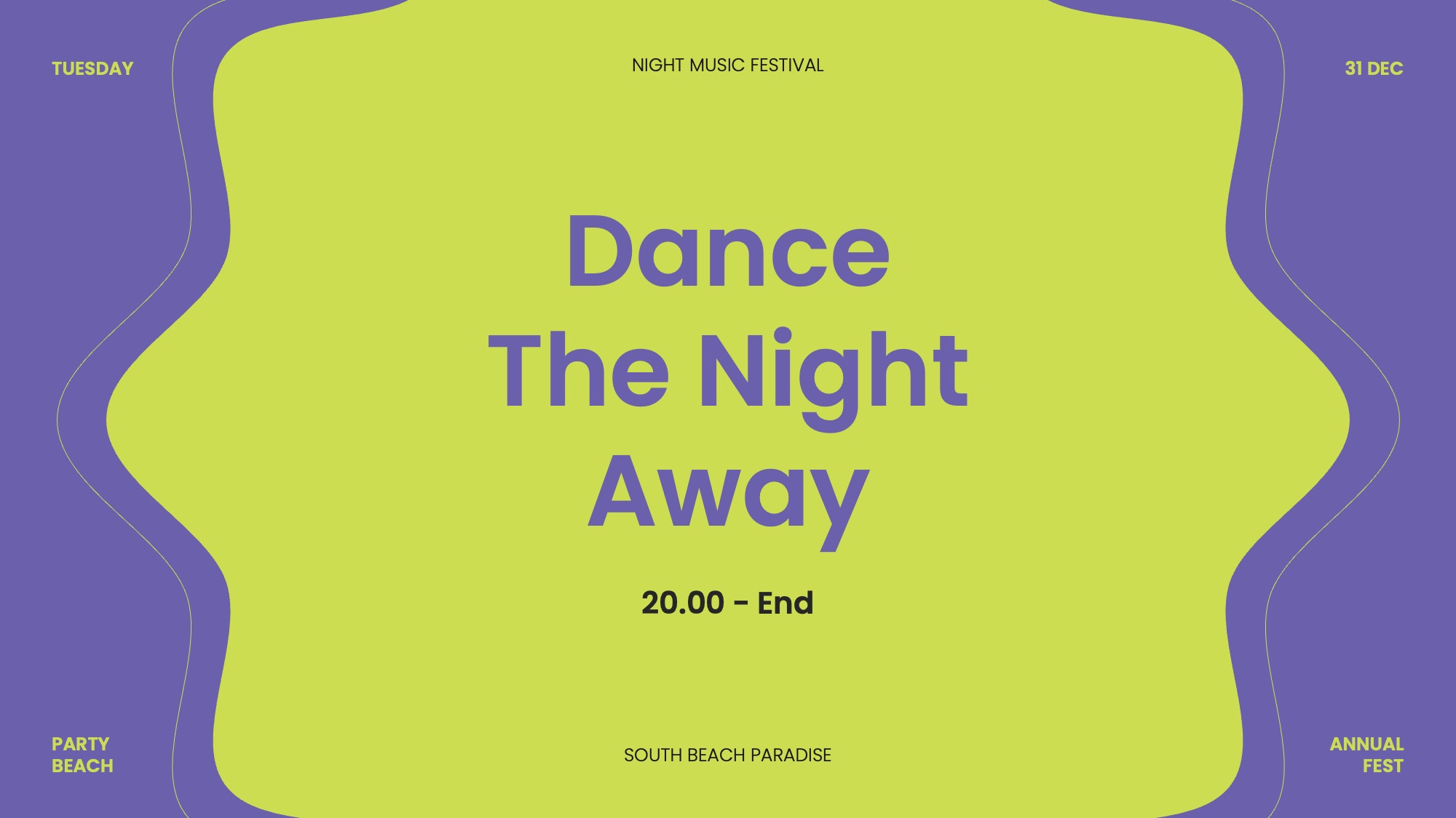 Mufies Music Festival Creative PowerPoint Template, Presentation Templates