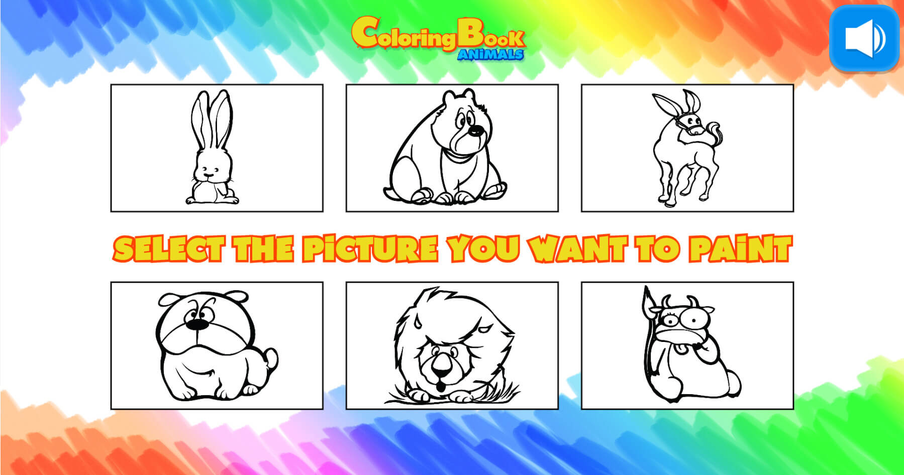Html5 Coloring Book : Animals - HTML5 Game by codethislab | CodeCanyon