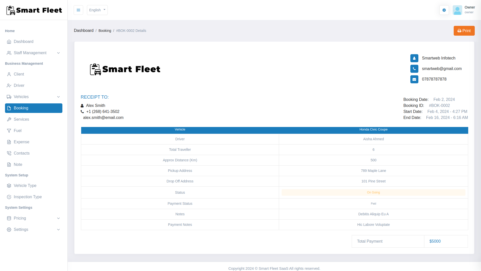 Smart Fleet SaaS - Vehicle Tracking System by smartwebinfotech | CodeCanyon