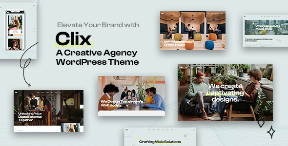Clix - Creative Digital Agency WordPress Theme by Wolf-Themes | ThemeForest