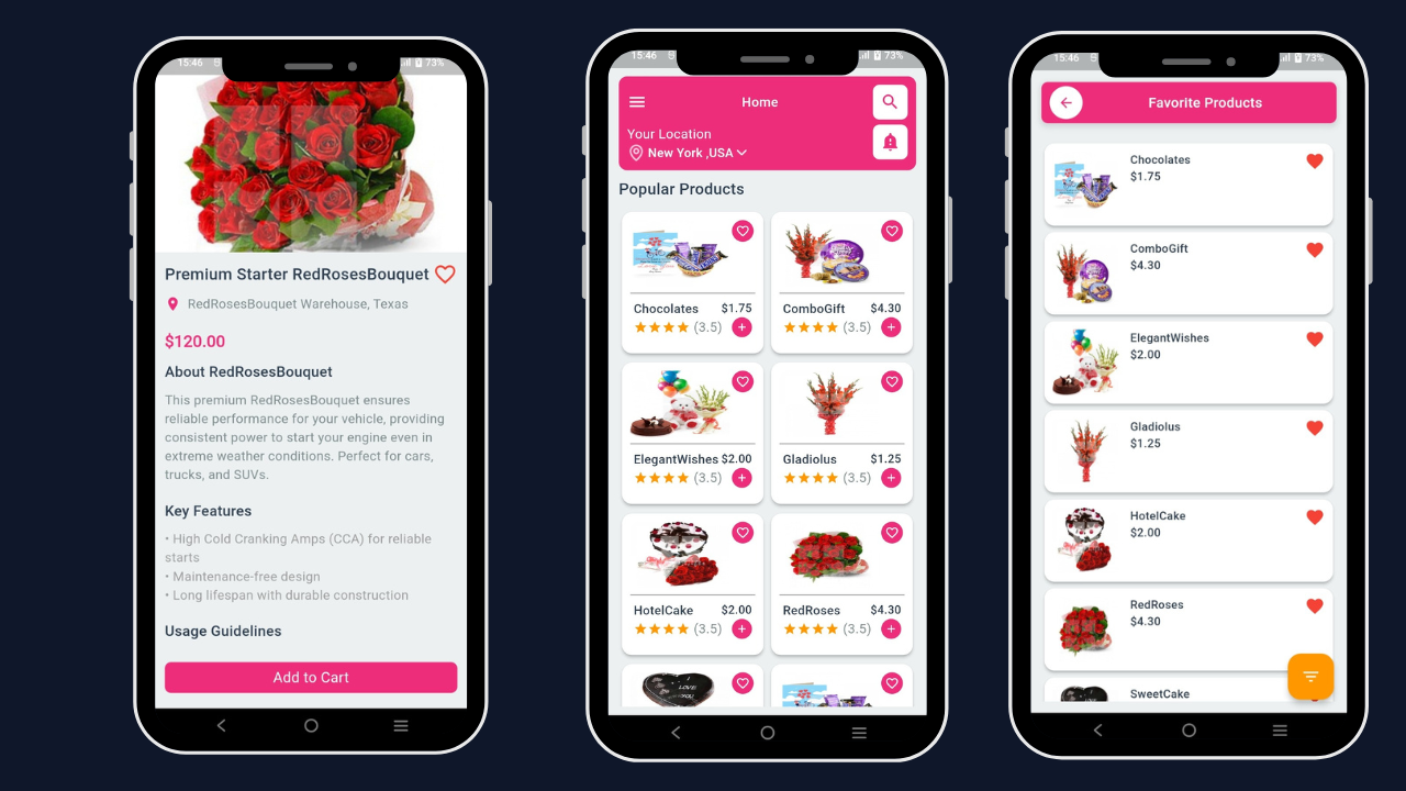 Flutter eCommerce UI Kit - Flutter Gift Shop App - Online Gift Store by CodentraTech