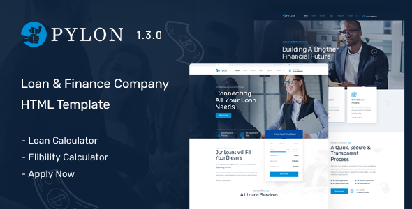 Pylon - Loan & Finance Company HTML Template by PearsTheme | ThemeForest
