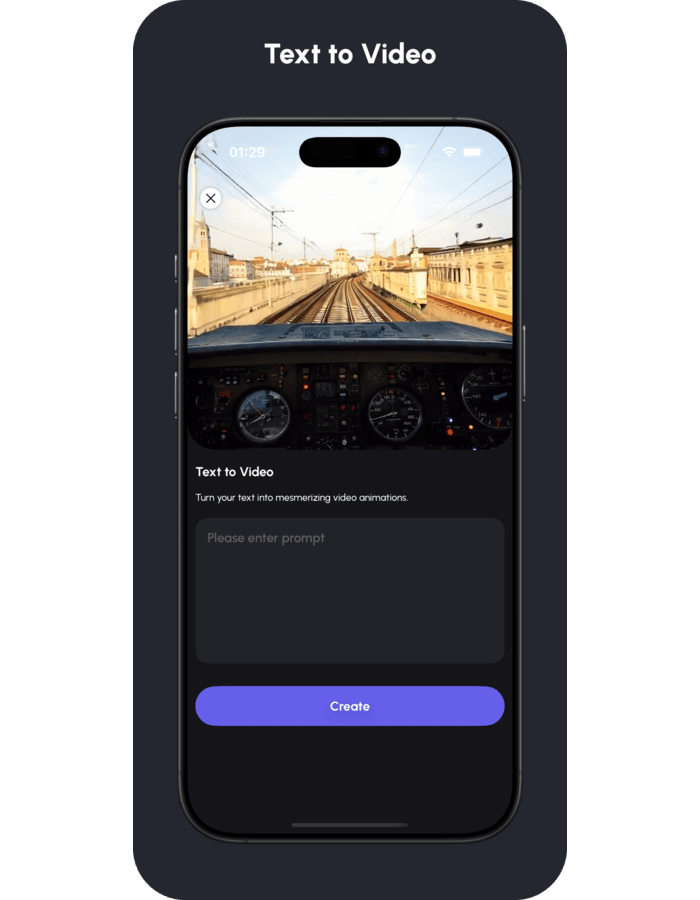 VideoAI IOS RunwayML AI Video Generate Mobile App SwiftUI IOS by murat318ozturk